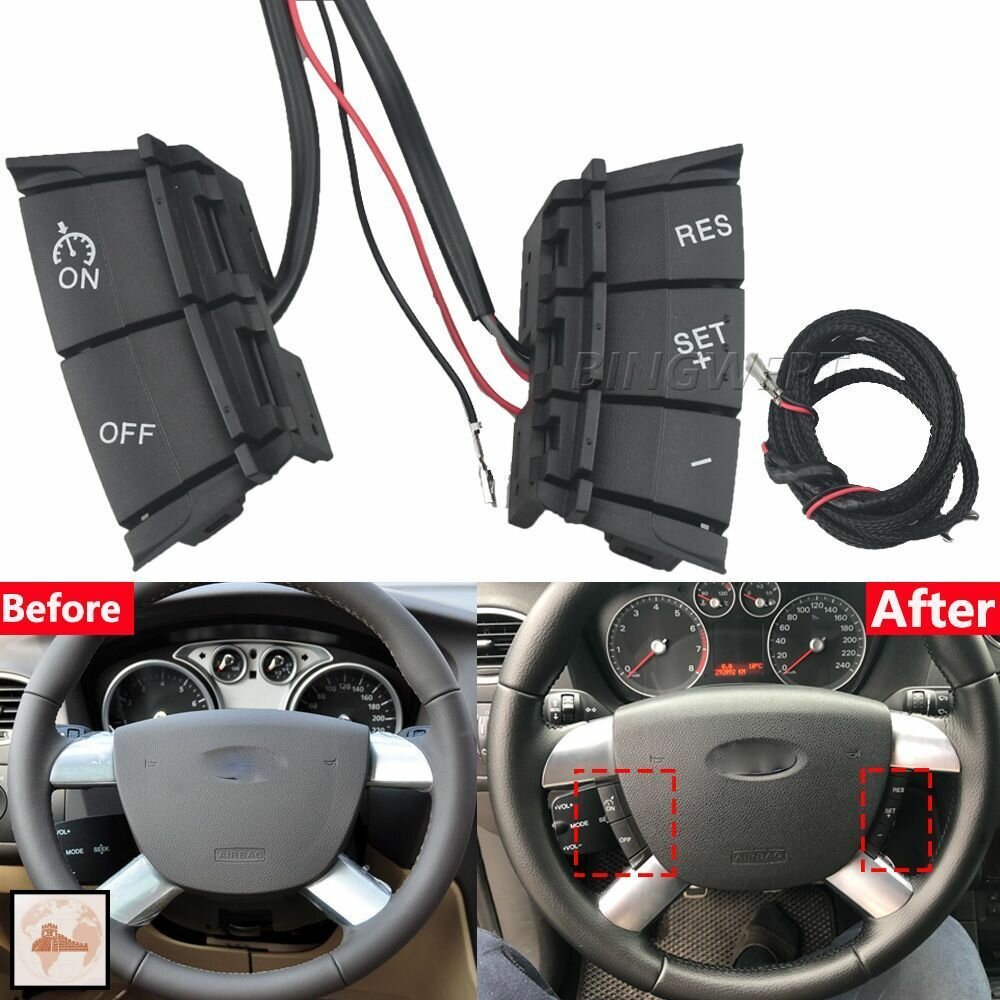 Кнопки Круиз Контроль Ford Focus 2005 2006 2007 2008 2009 2010 2011 Форд Фокус / переключатель круиз-контроля