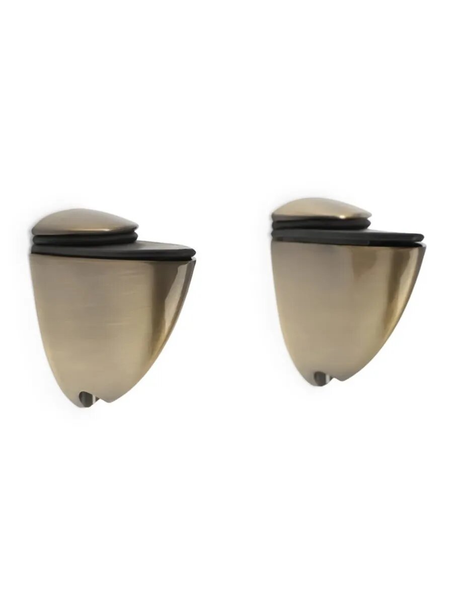 Элегантные полкодержатели в бронзовом цвете, 2 шт.