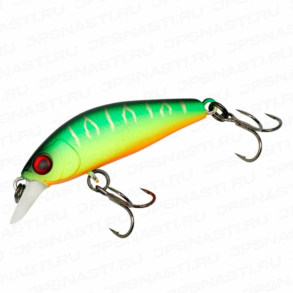 Универсальный японский воблер для рыбалки Jackall Chubby Minnow 35, 2.3 г, matt tiger / Приманки для ловли хищника / Воблеры на голавля