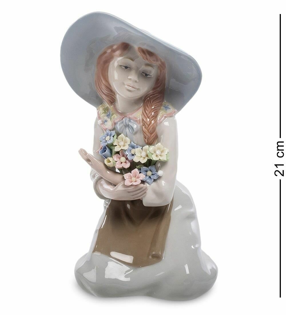 Фигурка настольная Девочка (Pavone) A919497 Pavone, Керамика, в подарок