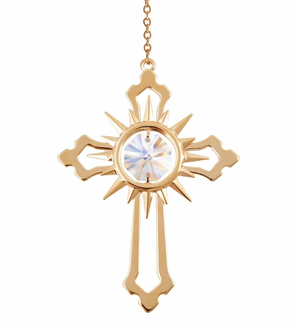 Подвеска Крест A971429 Crystal Temptations, Металл, кристалл