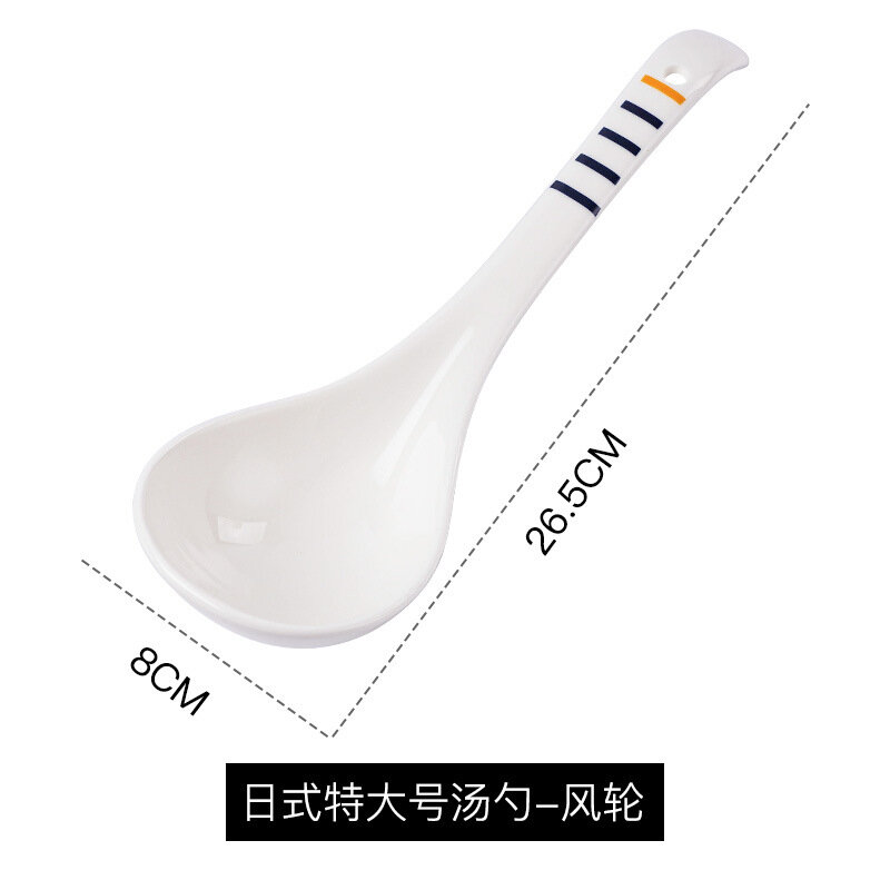 Фабрика поставляет ежедневную керамическую ложку Японская Бытовая суповая ложка с длинной ручкой большая белая ложка