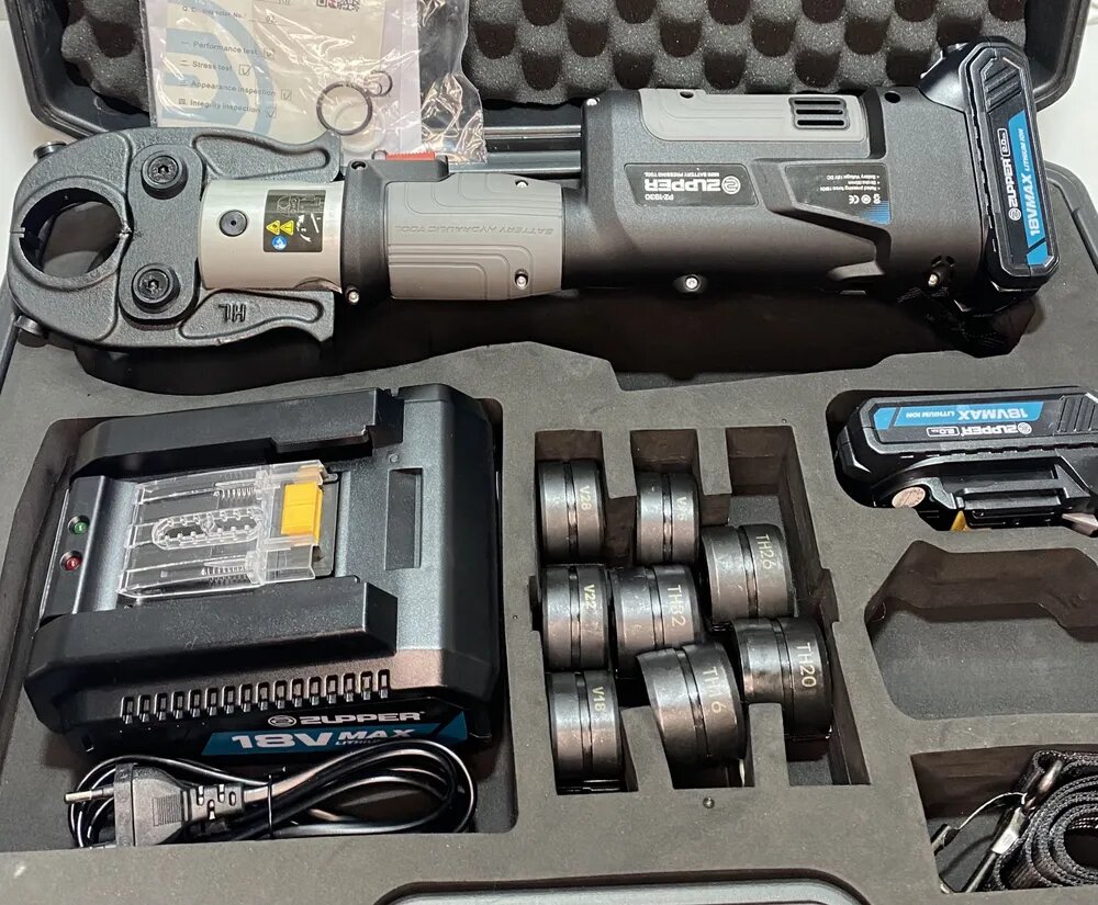 Аккумуляторный радиальный пресс Zupper PZ 1930