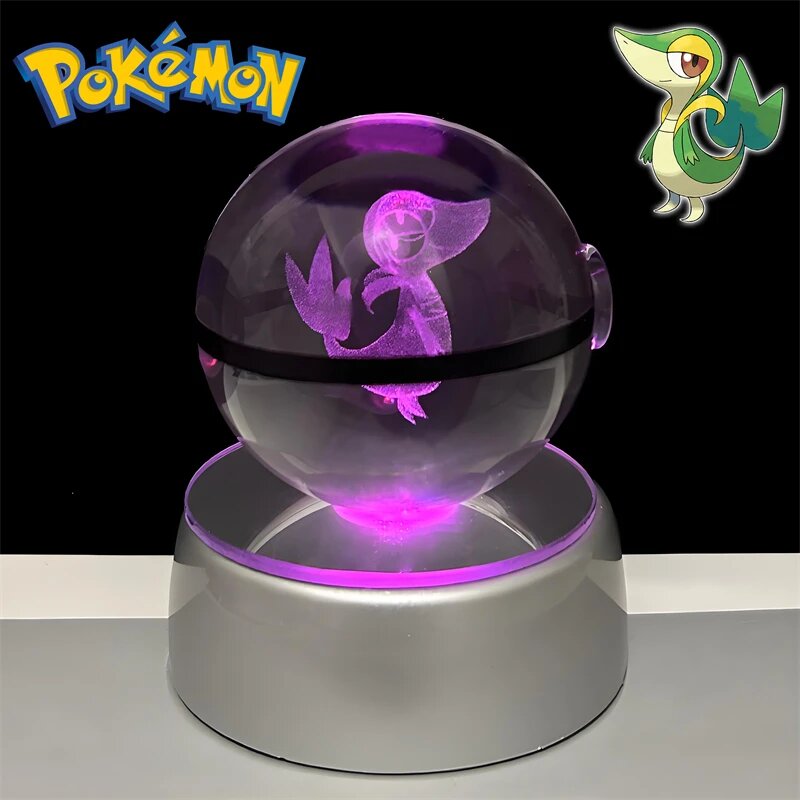 Фигурки Pokemon 3D стеклянные с подсветкой TAKARA TOMY