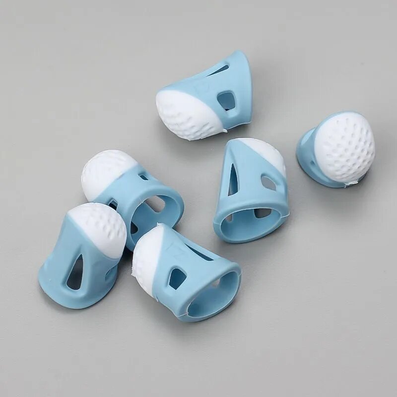 Противоскользящие силиконовые швейные наперстки своими руками, 2 шт.