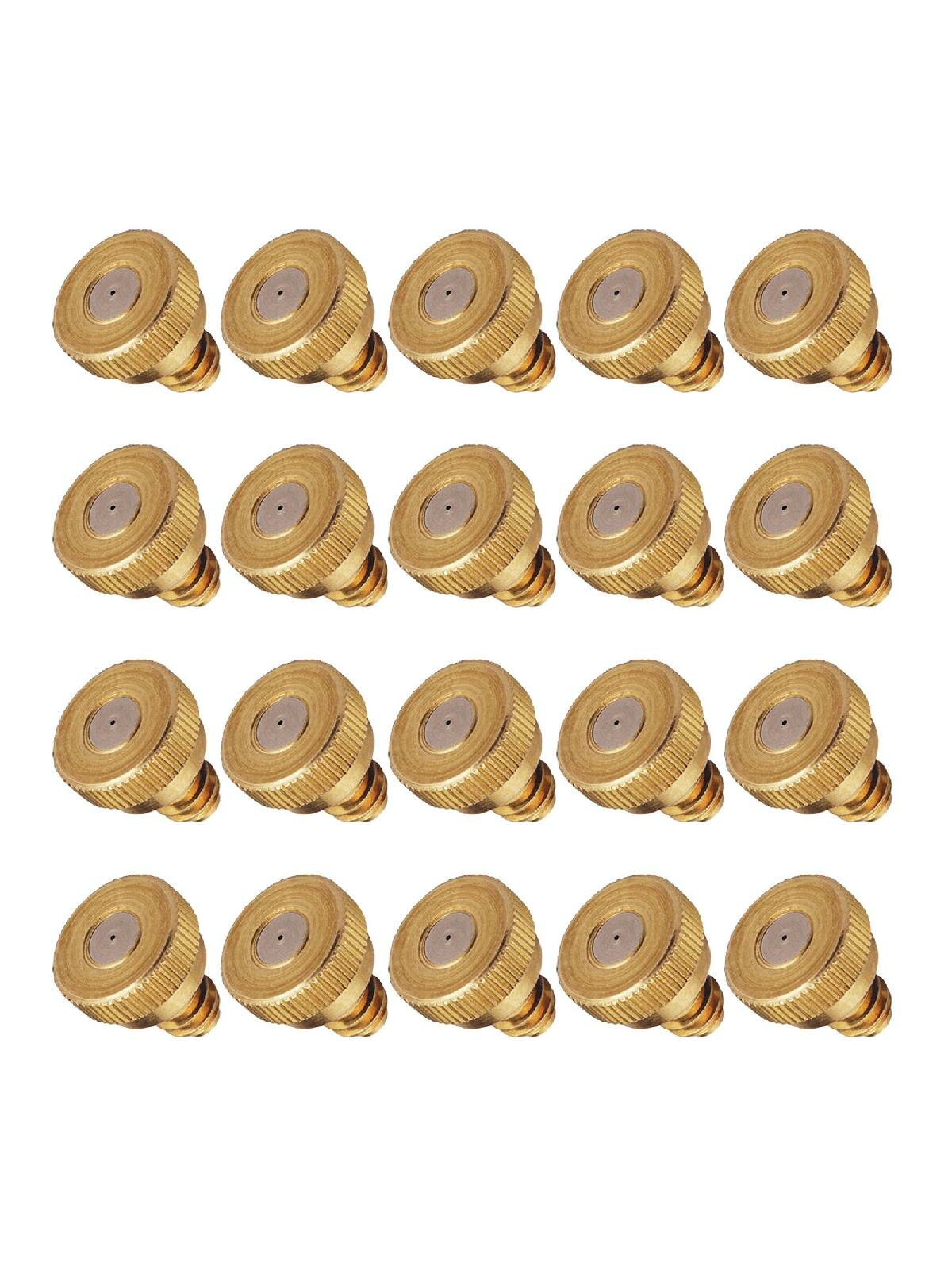 1 комплект форсунок для распыления водопроводной воды под давлением 20, 0,5 мм, садовые форсунки для садоводства низкого давления