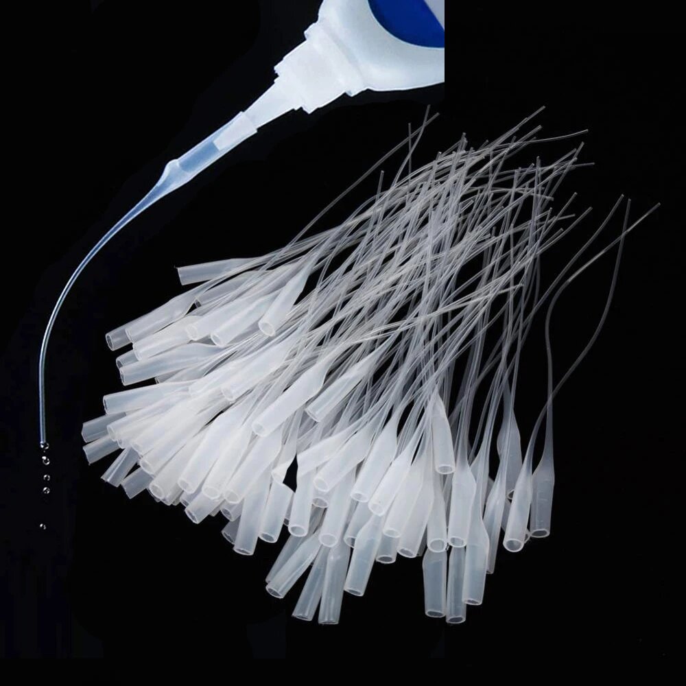 Насадки для суперклея 502, пластиковые, 50 шт.