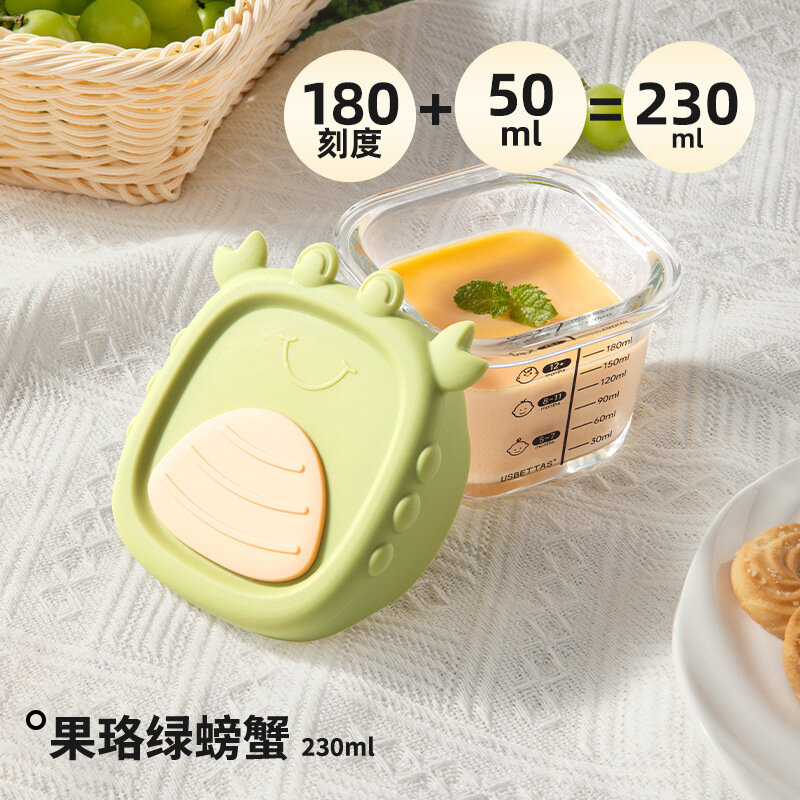 Стеклянная миска для кормления Beitais Baby, набор инструментов для кормления младенцев, детская посуда, пароварка для кормления