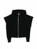 Худи Sacai Hooded zip sweatshirt, размер 44, , black/black