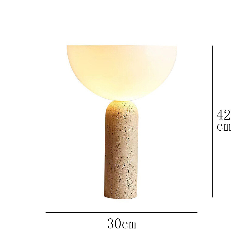 Скандинавская минималистичная постмодернистская световая роскошь мраморная настольная лампа, высококачественная стеклянная дизайнерская лампа для гостиной и спальни