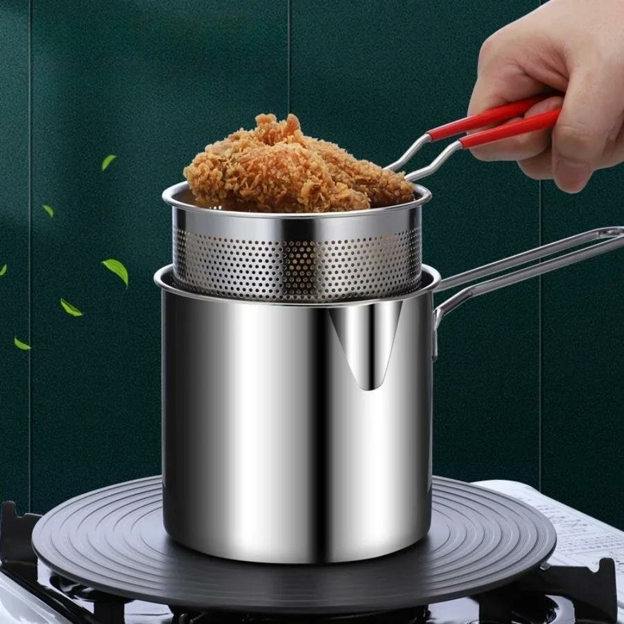 Многофункциональная Мини-фритюрница Из Нержавеющей Стали