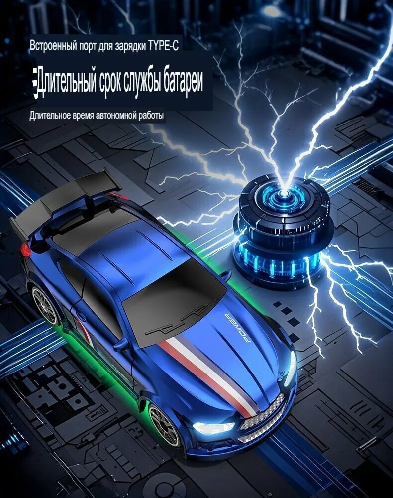 Дрифт-кар на радиоуправлении 1:64, ESP и полный привод для идеального скольжения