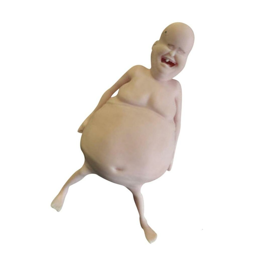 Смешной лысый парень антистресс, песок