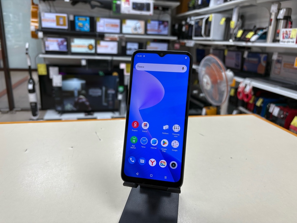 Смартфон Realme C30S 3+64Гб цвет: чёрный (BLACK) Б/У, уценка