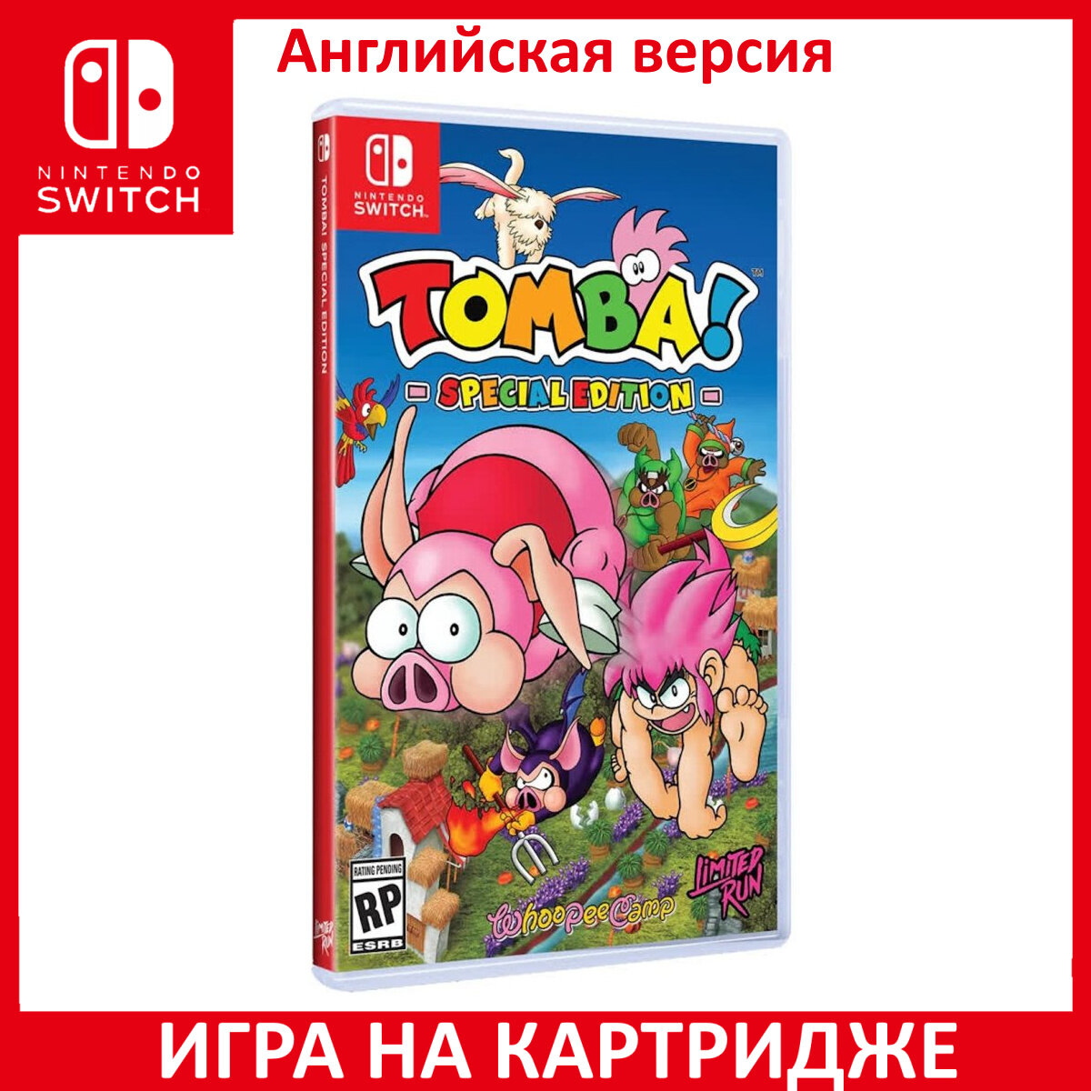 Игра Tomba! Special Edition (Limited Run #245) Switch Английский язык Картридж на Nintendo Switch