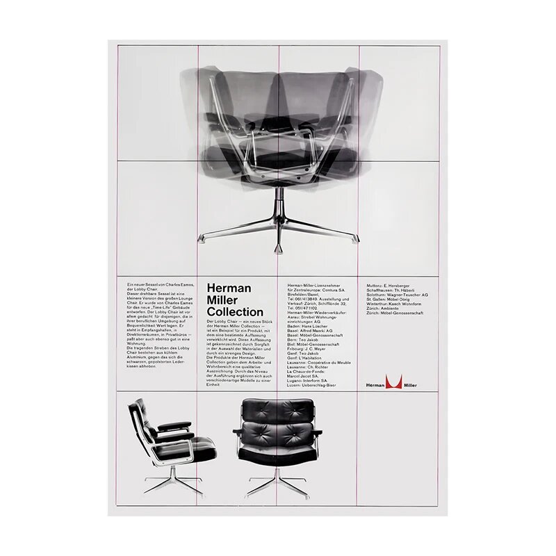 Плакат Herman Miller Bauhaus, 40x60см, F0077-21