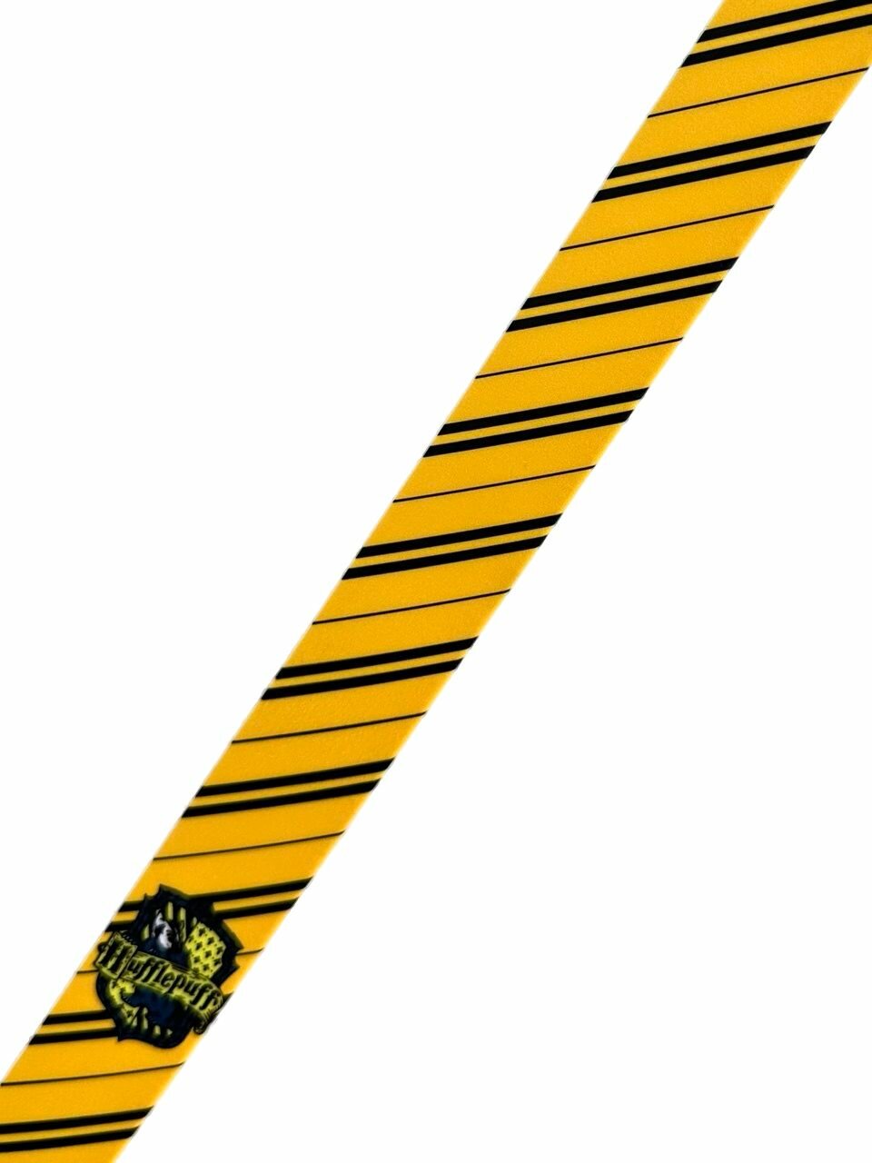 Стропа Биотан принт "Галстук Пуффендуй" (УФ-печать)- основа белая стропа. (УФ-печать) Ширина 25 мм. Длина 10 м.