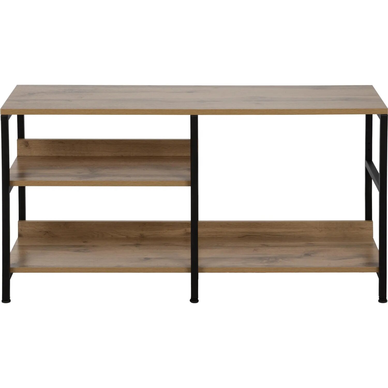 Тумба TI_под ТВ Комус Онега-14 с универ. полкой (слева/справа), дуб вотан