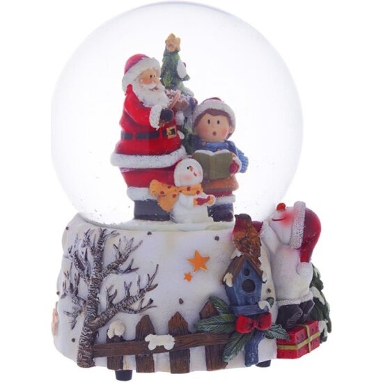 Фигурка декоративная Remeco Collection шар "Дед Мороз приехал " D9 см, 11х11х15,5 см