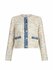 Пиджак LIU JO Bouclé denim-trim jacket, размер 46