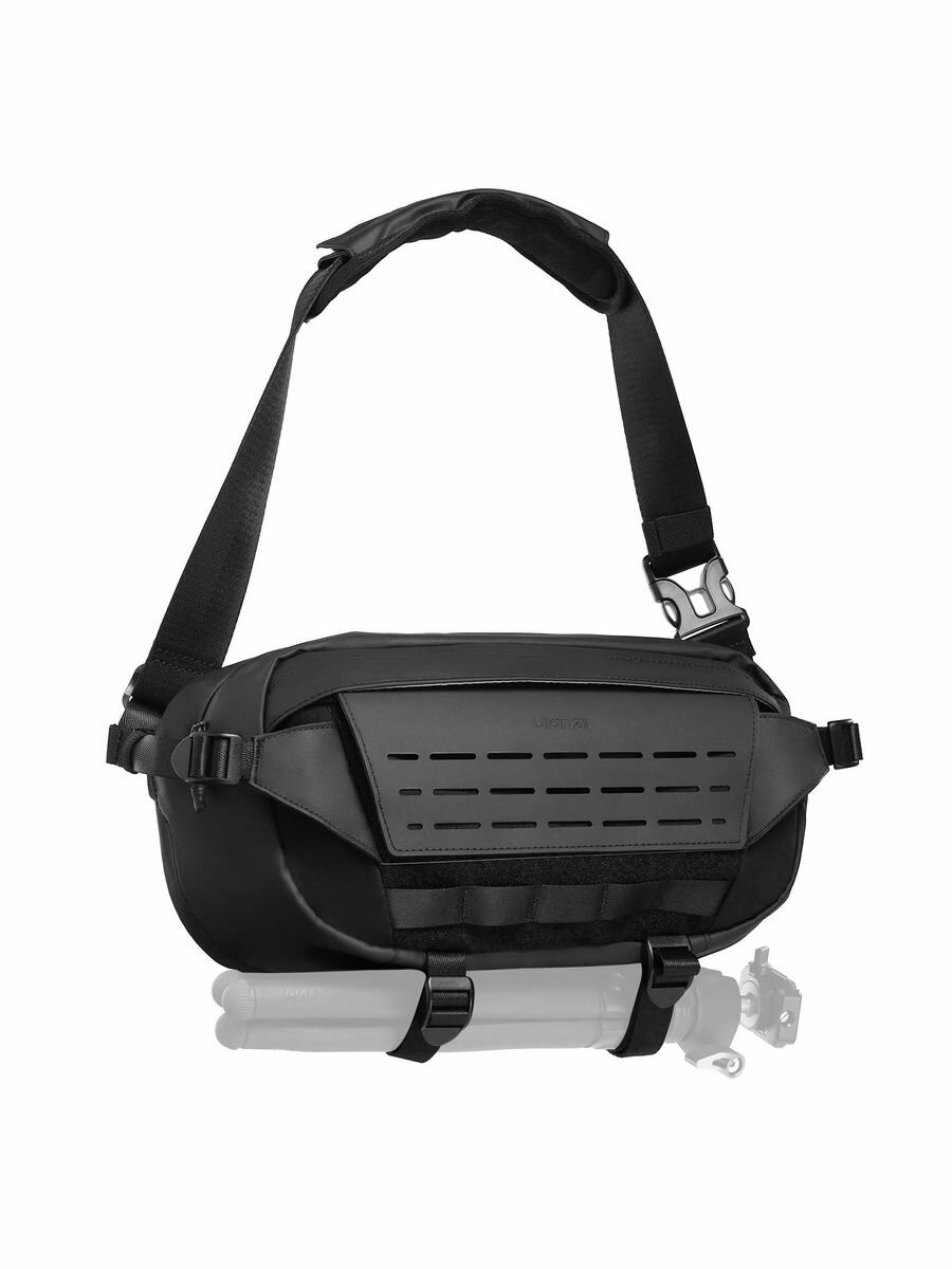 Сумка-слинг через плечо Ulanzi AB02 B122 для фотоаппарата, камеры и штатива, 9 литров, черная
