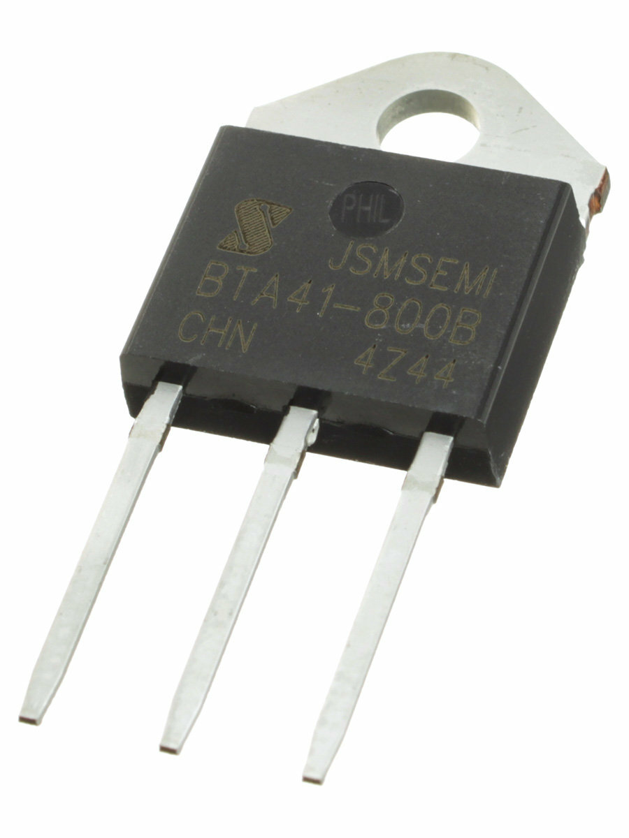 Симистор BTA41-800BRG TOP-3 JSMicro (800В 40А 4Q 50mA)