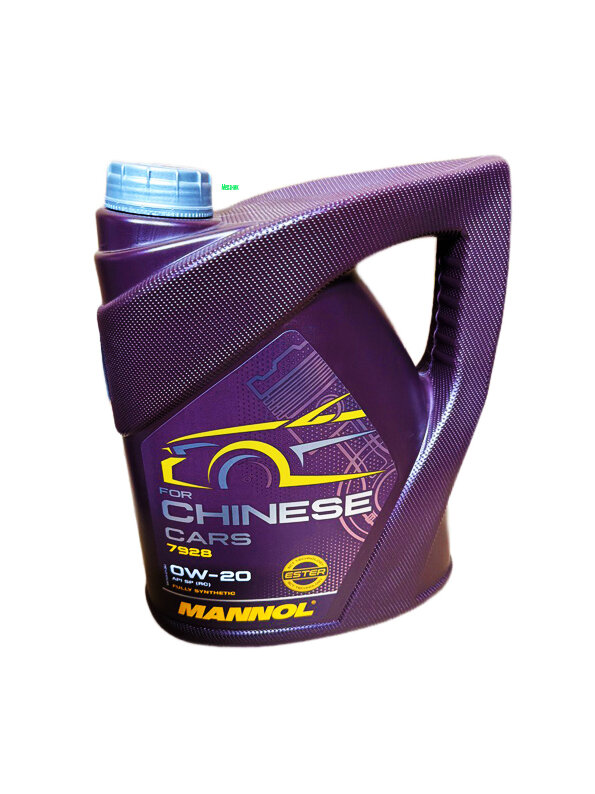 Синтетическое моторное масло MANNOL Legend Ultra 7928 For Chines Cars 0W-20 ПАО SP C5 (5л)