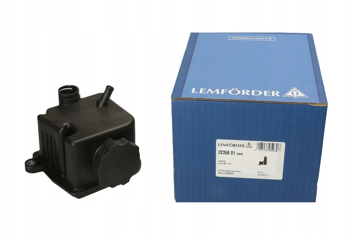 Lemforder 22358 01 Бачок гидроусилителя MERCEDES C купе (CL203)C седан (W202)C седан II (W203)C универсал (S202)C универсал II (S203)CLK Coupe (C208)CLK Coupe II (C209)CLK кабрио II (A209)E седан II (W210)E седан III (W211)E универсал III (S211)G III (W46
