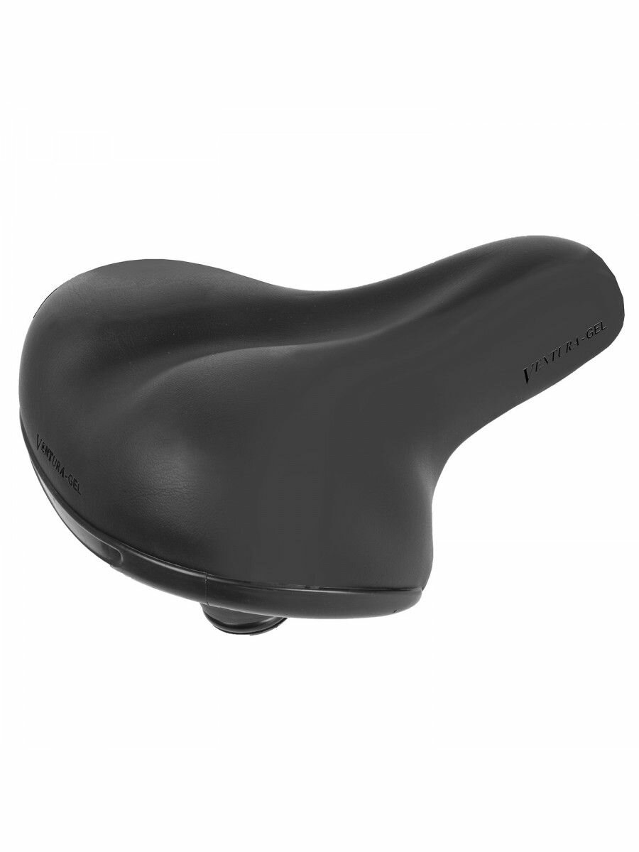 Седло велосипедное VENTURA ELASTOMER GEL C комфортное, 254х208мм, эластомер, с замком