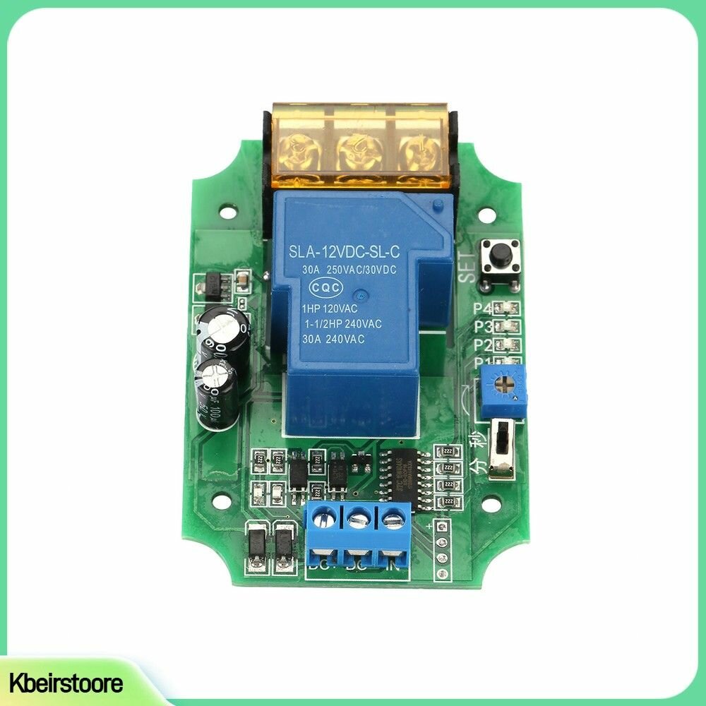 Высокомощный релейный модуль с самоблокирующейся задержкой, 12В
