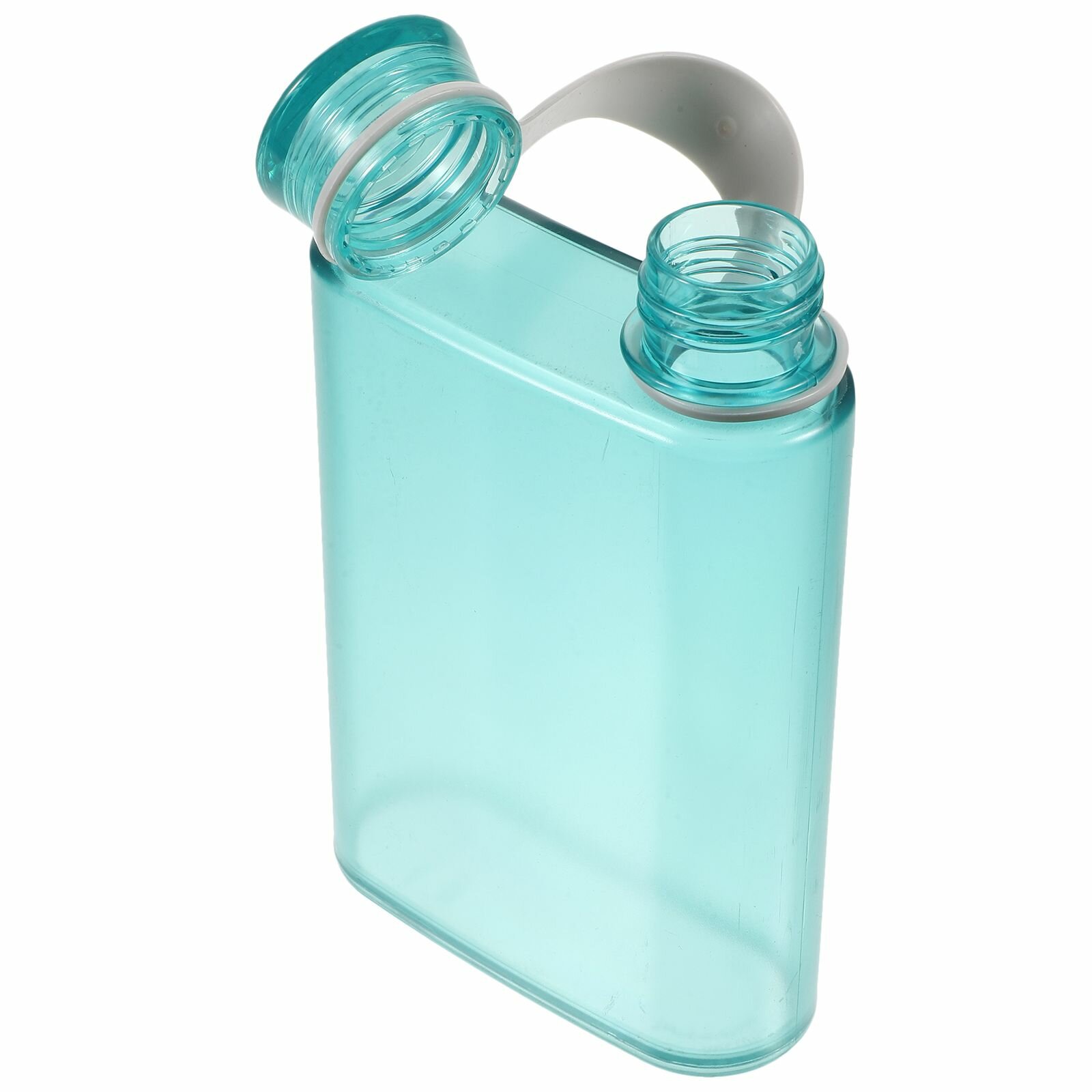 Плоская Бутылка Для Воды, Прочный Материал Пп, Емкость 380Мл, Подходит Для Походов, 1Набор