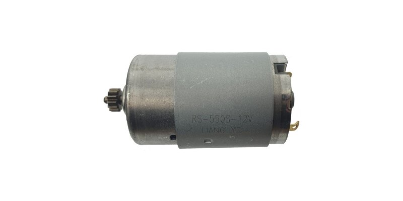 Двигатель RS-550S DC 12V V000-002-345 с шестерней Z13 в сборе ss V000-002-345