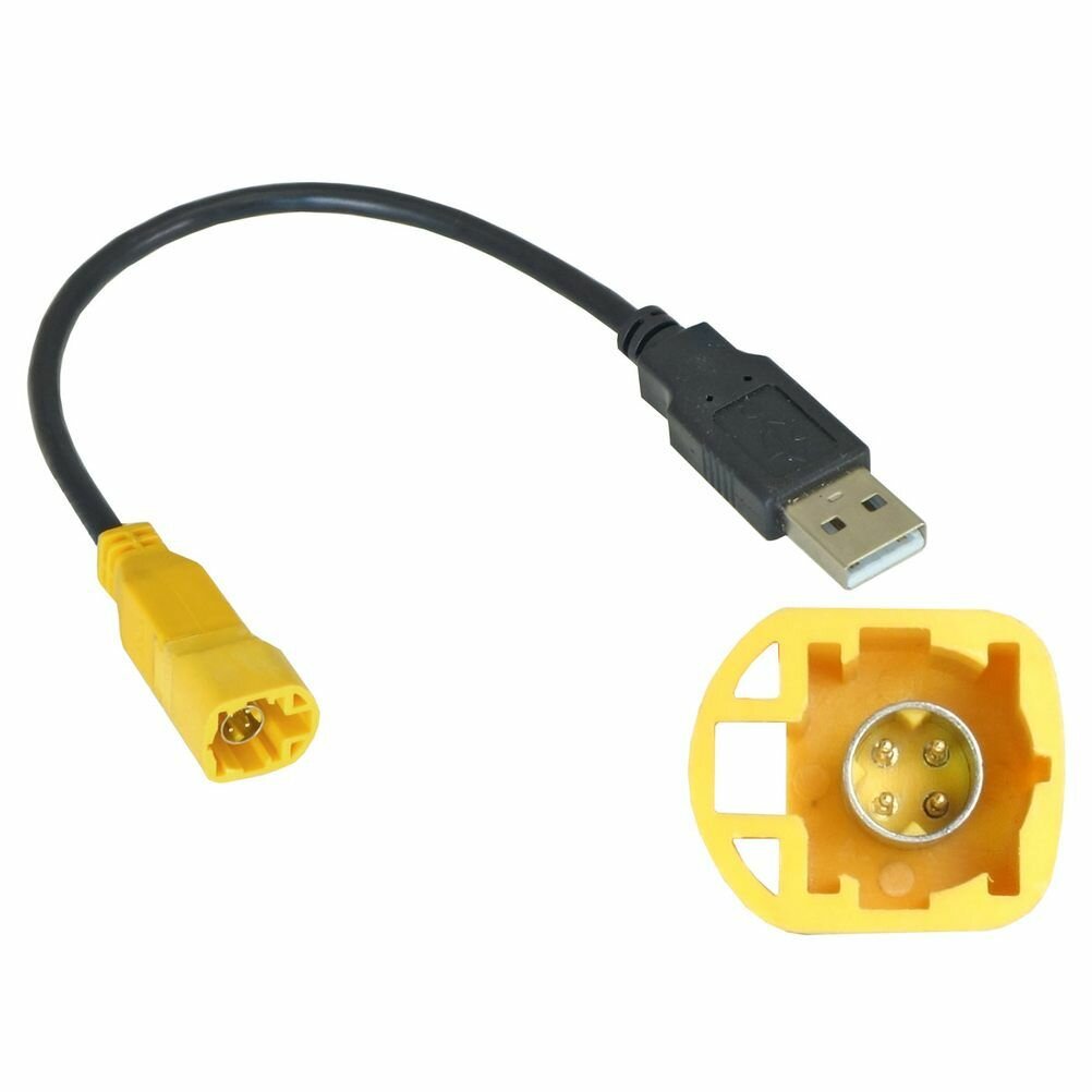 Переходник для подключения к штатному USB-разъему VOLKSWAGEN / SKODA / Тип 2 CARAV 20-008