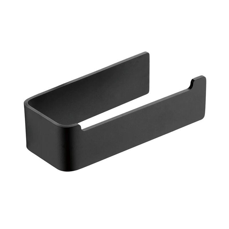Набор алюминиевой фурнитуры для ванной, черный Черный, Paper Holder