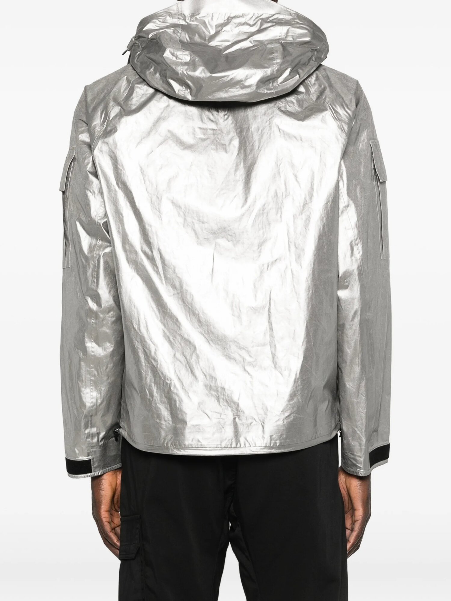 Куртка C.P. COMPANY Hooded pocket jacket, размер M, Silver — фото 1