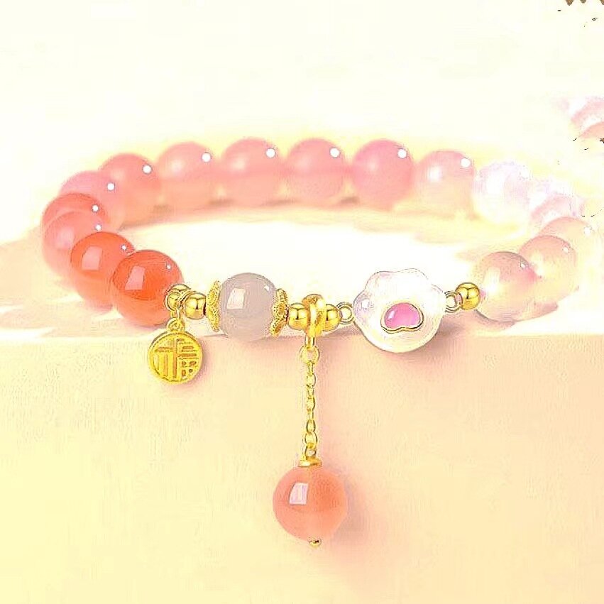 Браслет для гадания, YM Mall из нефрита с подвеской Привлечение благополучия