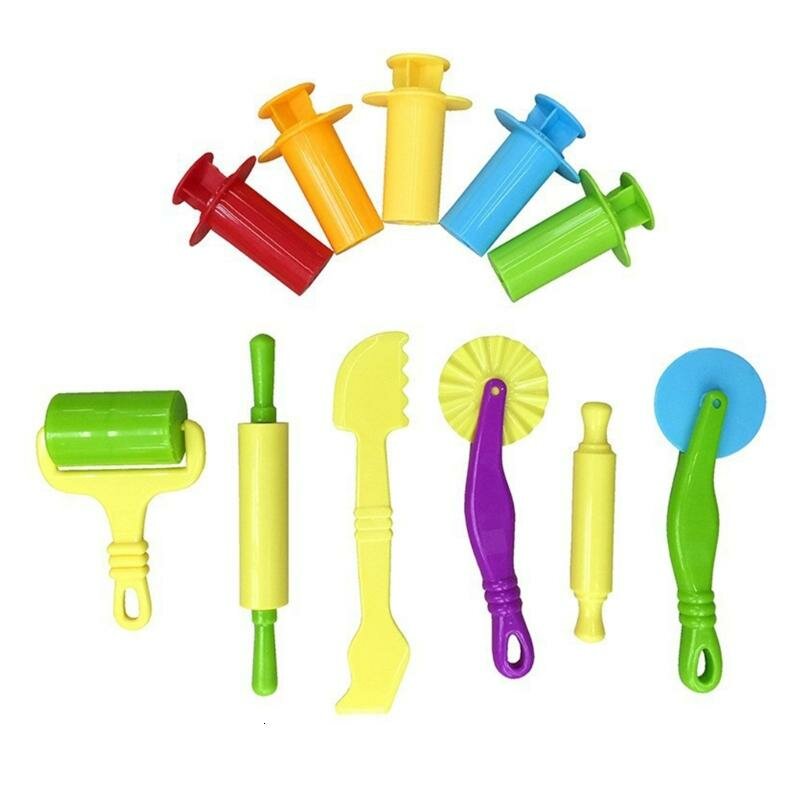 Набор форм для лепки глины с животными, растениями и транспортом, цнтз 004