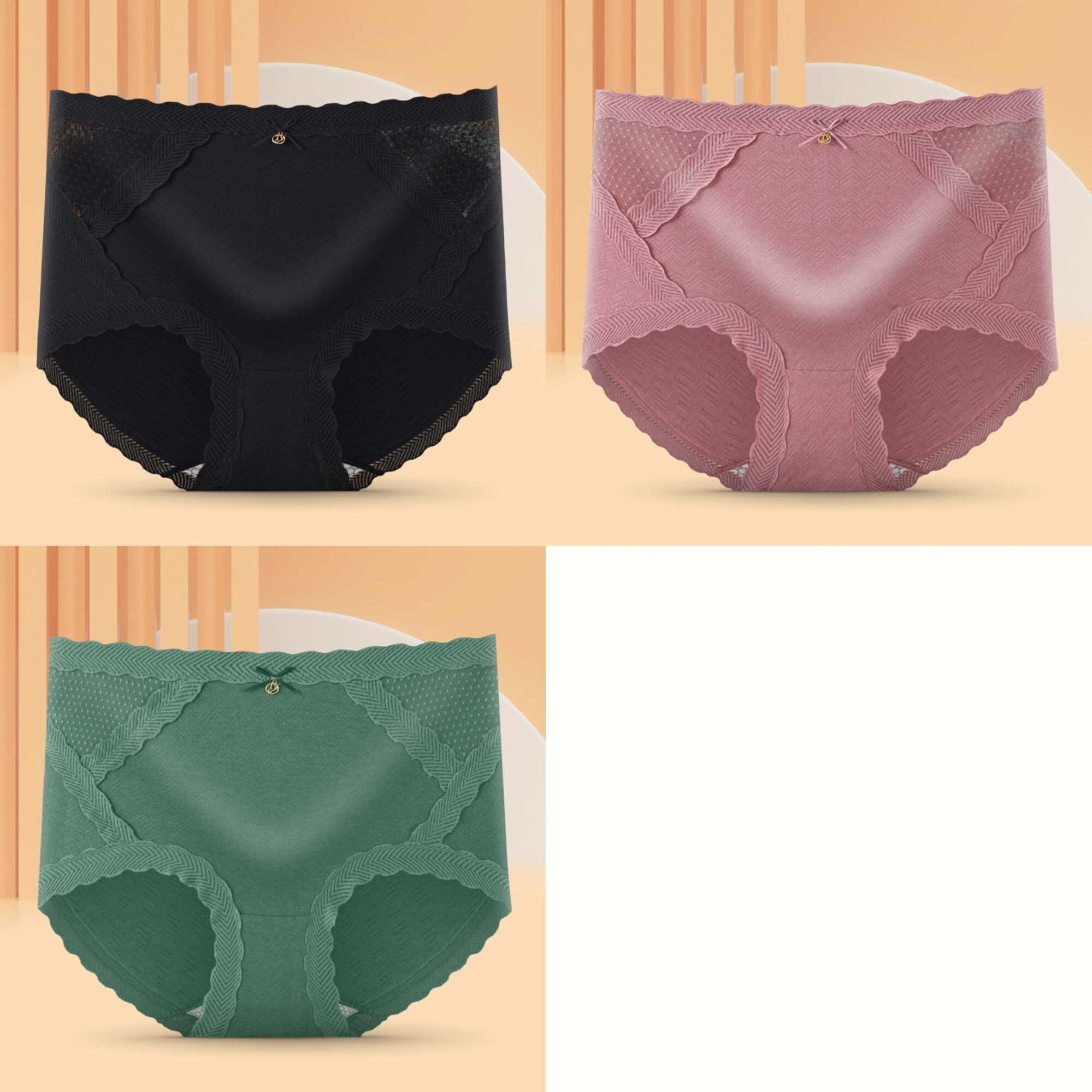 Женское нижнее белье больших размеров для полных женщин 100kg года, экстра-большие хлопковые, высокие, дышащие, сексуальные кружевные, антибактериальные, полностью хлопковые трусики для женщин