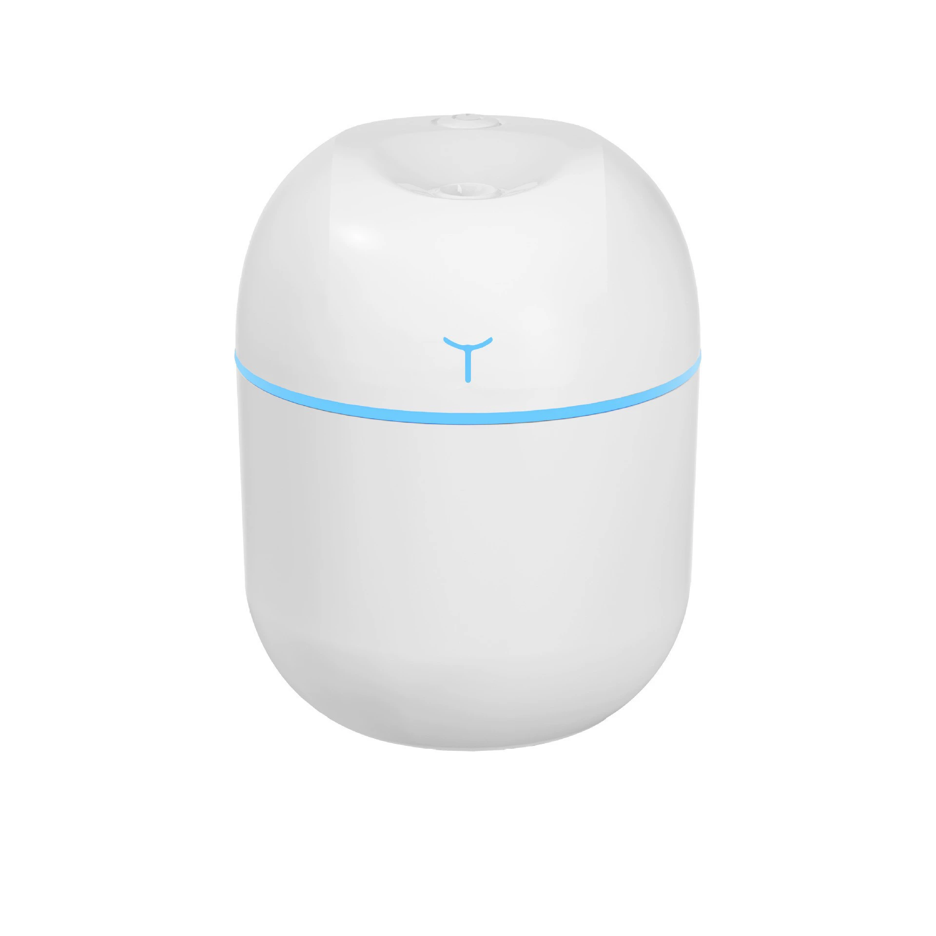 Увлажнитель воздуха F10 портативный мини USB для стола 300ML диффузор эфирных масел для дома и автомобиля USB негазер с LED ночным светом Pink White Blue DC5V 400mAh 2W 50ML/H 2 скорости 11*8.4cm ABS Silicone