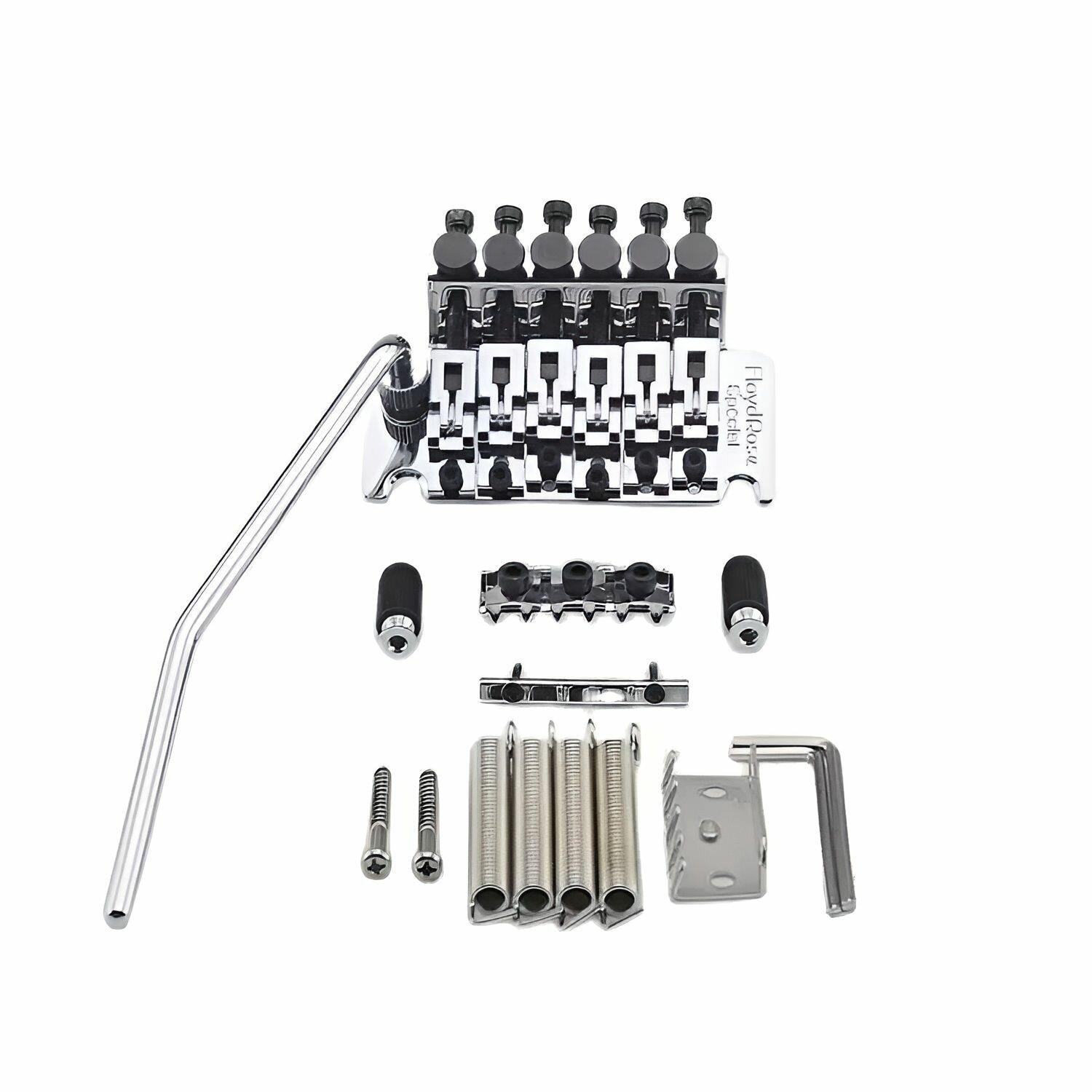 Корейская электрогитара Floyd Rose Специальная тремоло-система, порожек бриджа 42 мм / 43 мм, длина блока 34 мм