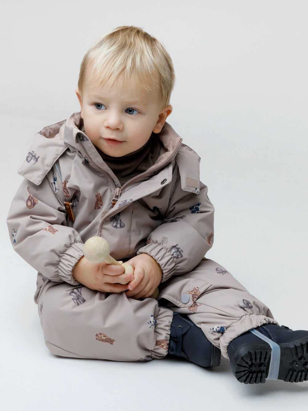 Комбинезон утеплённый мембранный с утеплителем для малыша, демисезон