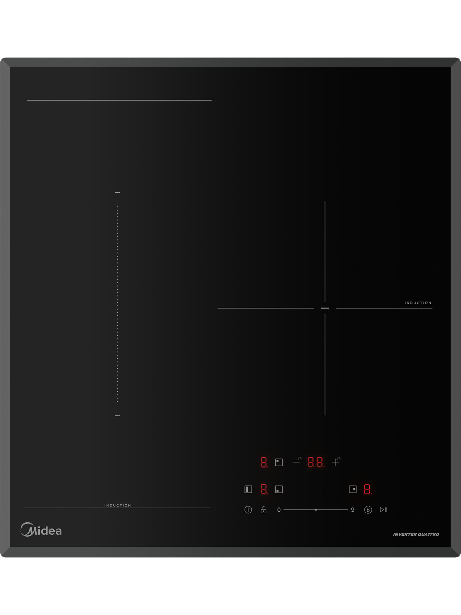 Встраиваемая индукционная панель MIDEA MIH45107F, официальная гарантия