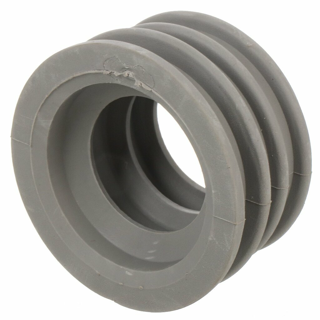 Манжета уплотнительная СантехКреп 50х40 мм, ТЭП, серая, переходник для канализации и сифона, 1 шт, артикул 40.05.15