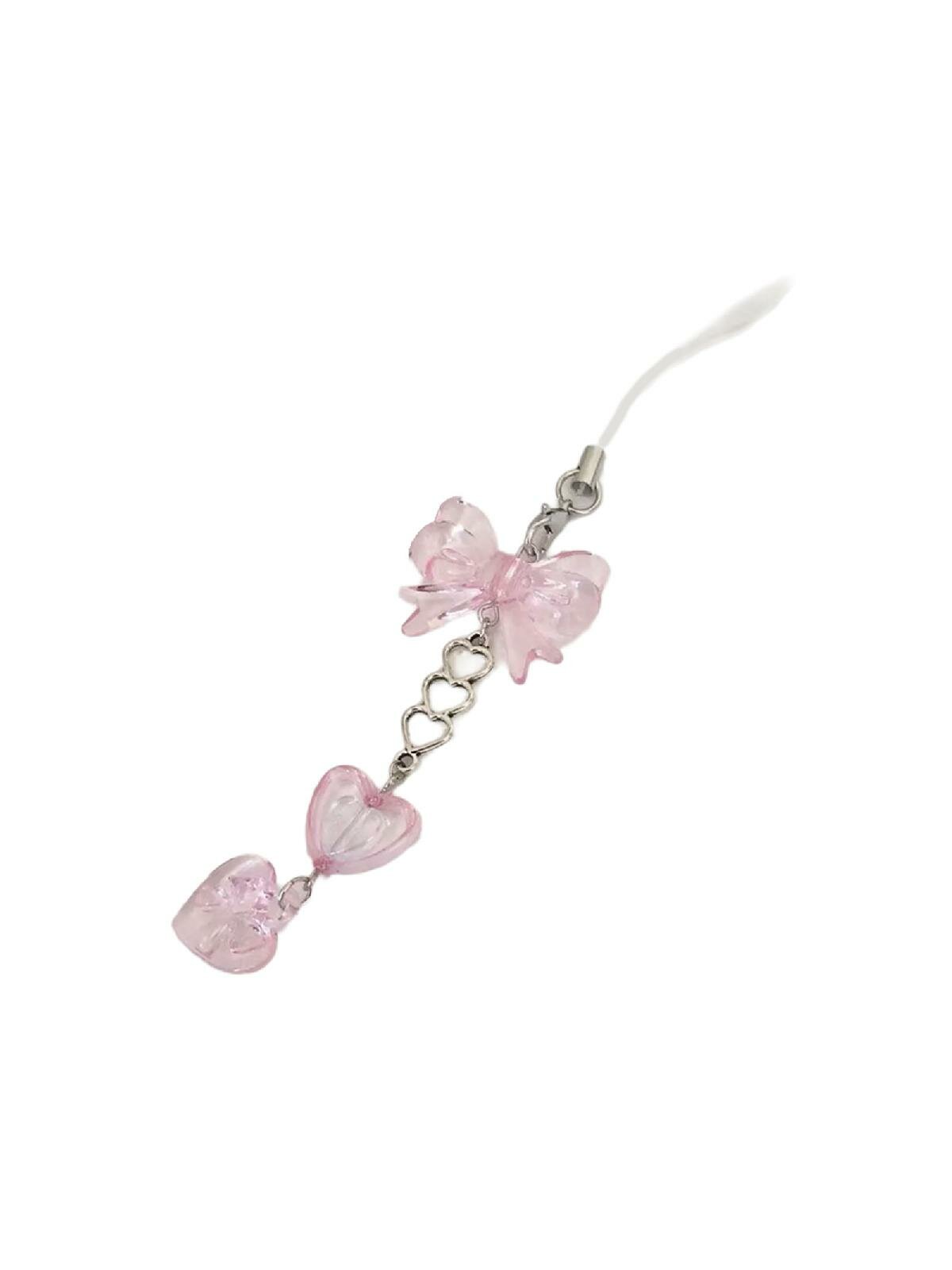 Модный вышитый бисером кулон для телефона для женщин и девочек, уникальный брелок-бабочка, шарм