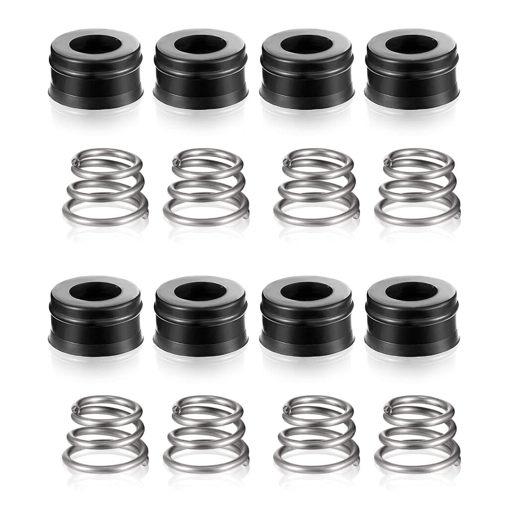 8Pcs Valves Seats And Springs Water Saving Faucet Repair Parts For Dripping Tap