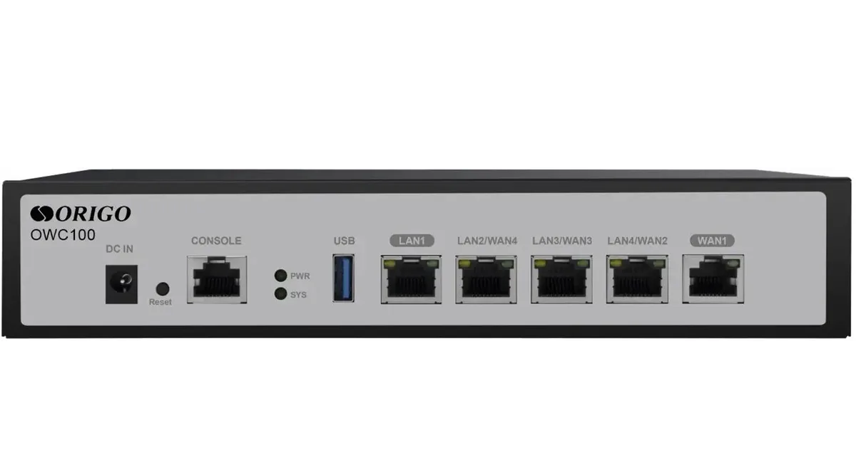 OWC100/A1A / Контроллер ORIGO OWC100/A1A, 1 LAN, 3 WAN/LAN, черный