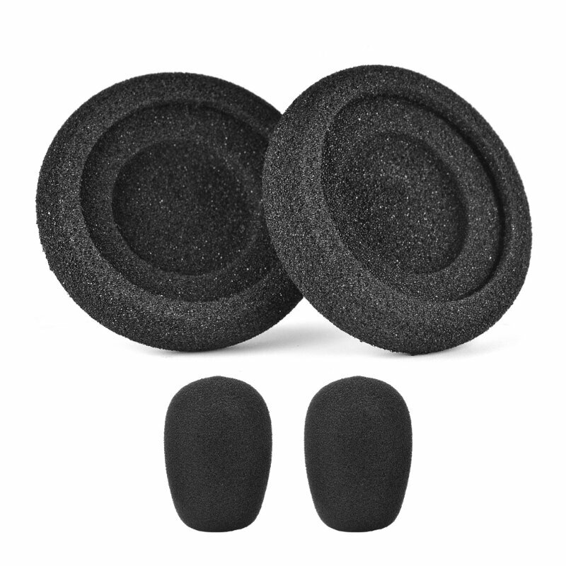 Дышащая Поролоновая Амбушюра Микрофон Лобовое Стекло для Наушников Evolve20 20se 30