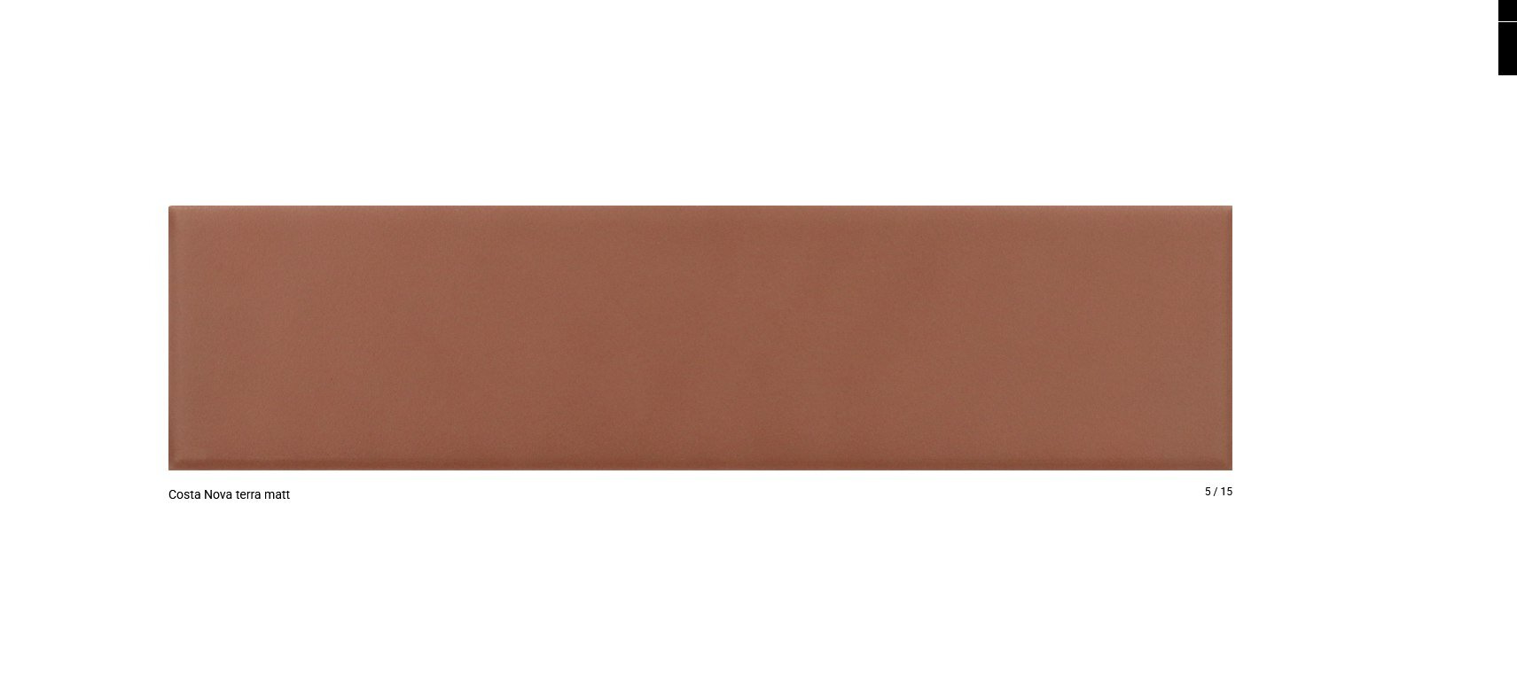 Плитка Equipe COSTA NOVA TERRA MATT 5x20см, 60шт (0.6м2)