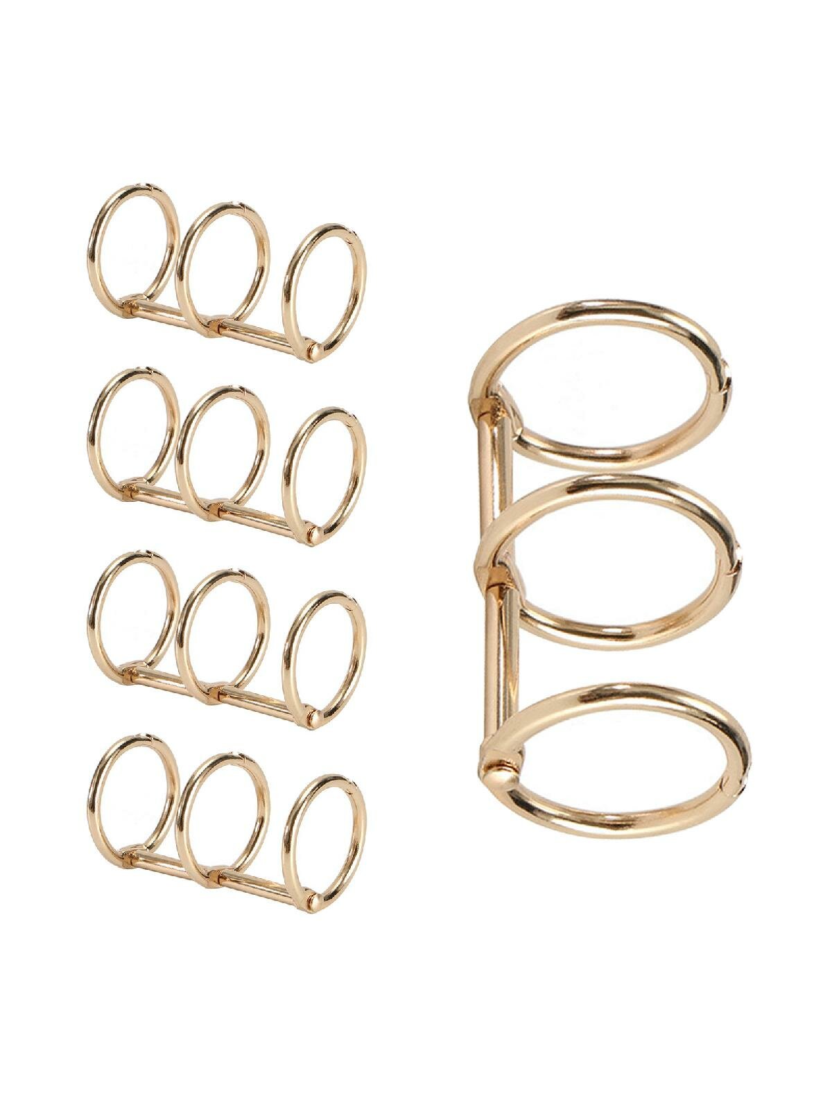 5 шт 20/30 мм связующие кольца Металлические переплетные кольца для переплета фотоальбома