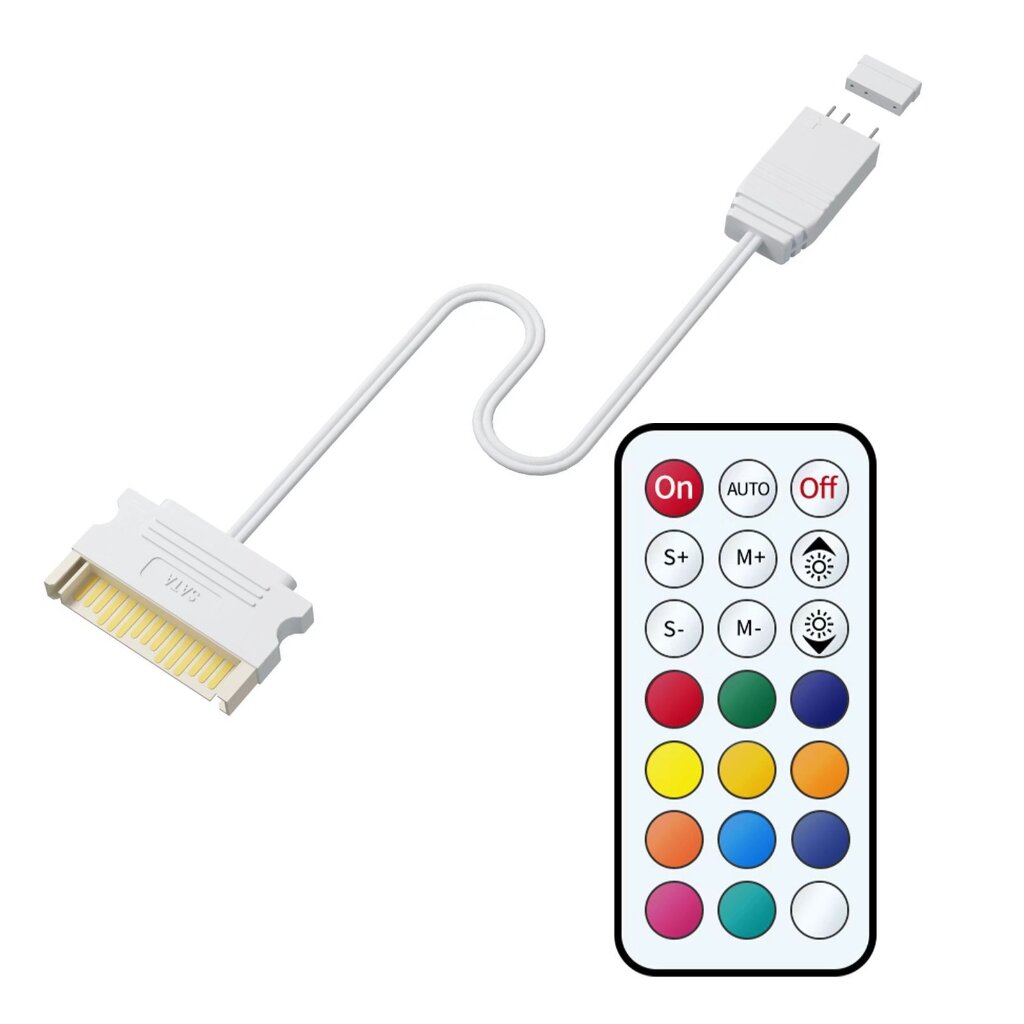 Дистанционно Управляемый 15Pin Power ARGB Контроллер Освещения 5V 3Pin для ПК